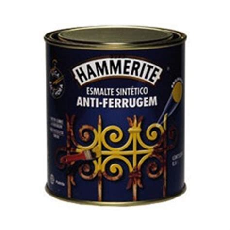 Tinta Esmalte Hammerite Brilhante Branco Anti Ferrugem ml Pão de Açúcar
