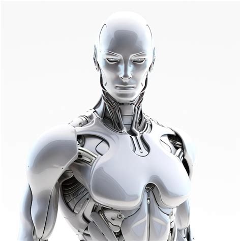 Premium Photo Robot In The Form Of A Person Modern Robot