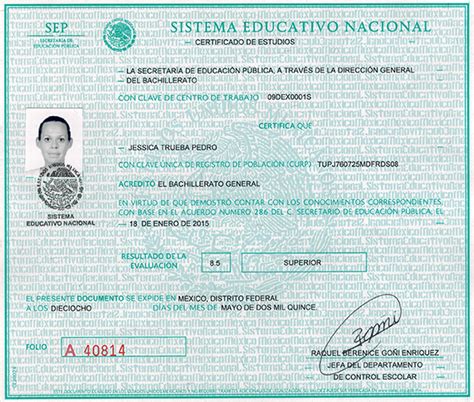 Sep Certificado De Secundaria En Lnea Escuelas Mxico