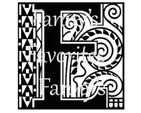 Vintage Letter E Monograms Graphic Initial Designs Instant Download