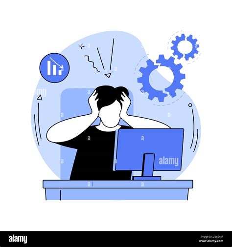 Frustration Abstract Concept Vector Illustration Stock Vector Image