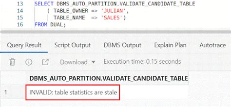 Dbmsautopartition Automatic Partitioning In The Autonomous Database