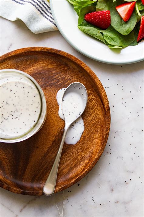 Healthy Creamy Poppy Seed Dressing Recipe