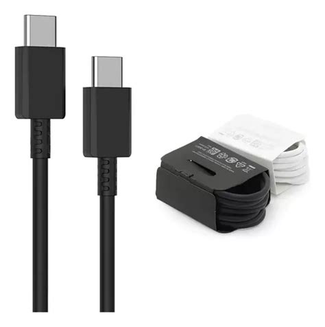 Cabo Carregador Usb c Tipo C Lados m Preto Rápido Turbo Parcelamento sem juros