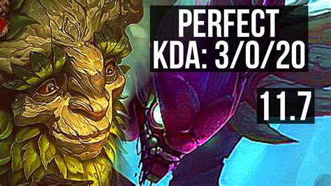 IVERN Vs KHA ZIX JUNGLE 3 0 20 Rank 4 Ivern 1200 Games 1 7M