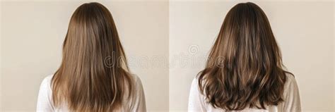 Comparison Of Thin Hair Versus Thick Hair Transformation Showcasing
