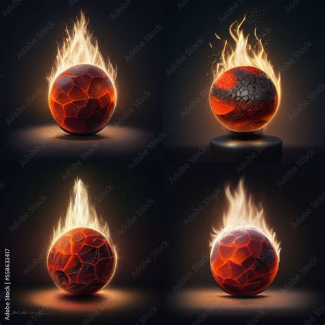 Fire Flame Hot Ball Heat Burning Light Burn Illustration Orange Earth Globe Sphere