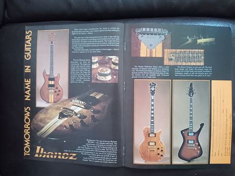 1978 Ibanez Iceman Bass Musician Series Guitar 2 Page Ad Reverb