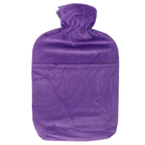 CHR Bouillotte Eau Chaude Violette 2L Sac D Eau Chaude En Peluche
