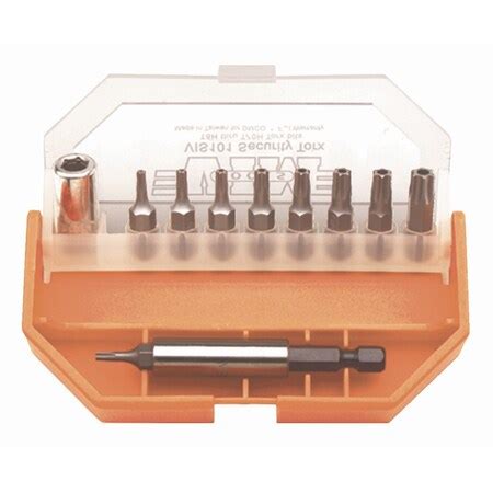 Vim Products VIM Tools Piece Tamper Proof Torx Security Bit Set VIS Zoro