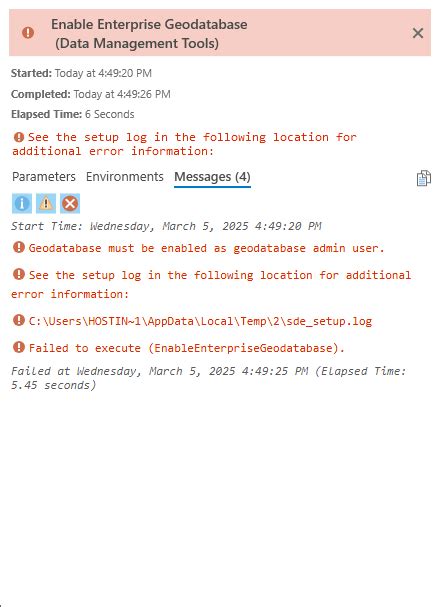 Error Geodatabase Must Be Enabled As Geodatabase Admin User