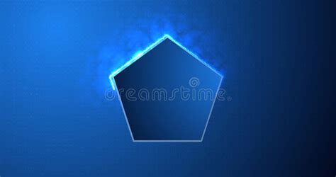 Cool Looking Screen Loading Smartphone Booting Animation Of A Pentagon
