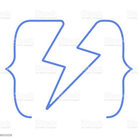 Coding Flash Logo Design Vector Programmer Thunder Symbol Icon Stock