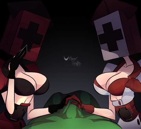 Rule 34 1boy 2girls Bag On Head Big Breasts Boobs Bra Dark Deception