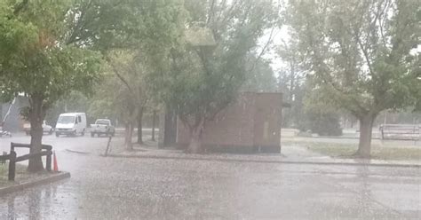 Se Vienen Con Todo La Caída De Granizo Con Tormentas Severas Fuertes