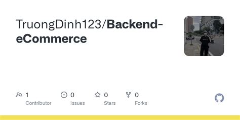 github truongdinh123 backend ecommerce
