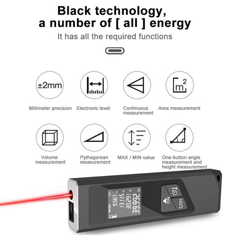 40m Smart Digital Distance Meter Range Portable Ra Vicedeal