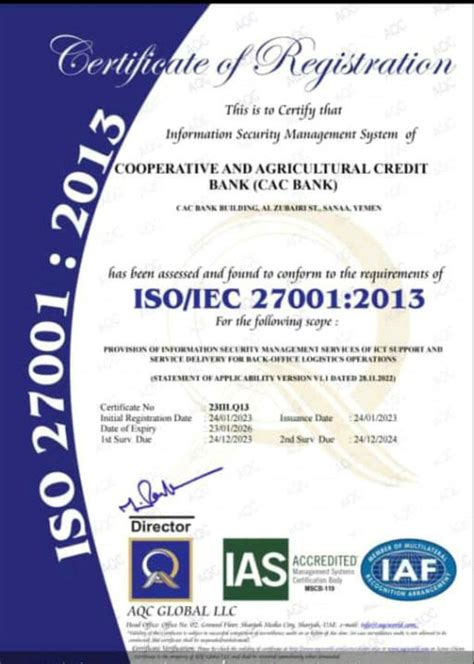 Dhaker Alsamie On Linkedin Iso27001 Certification 13 Comments