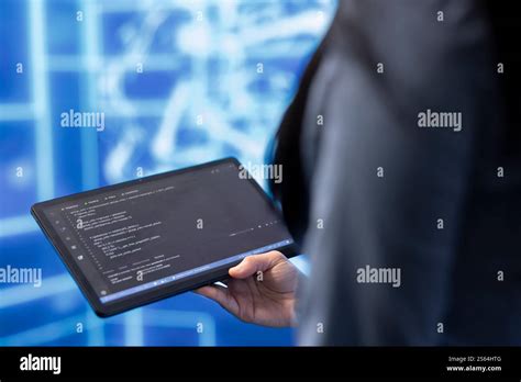 engineer uses tablet and ai deep neural networks modeled after human