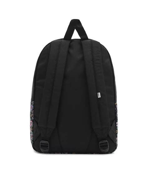 Plecak Vans W Kwiaty Czarny Realm Fun Floral Damski