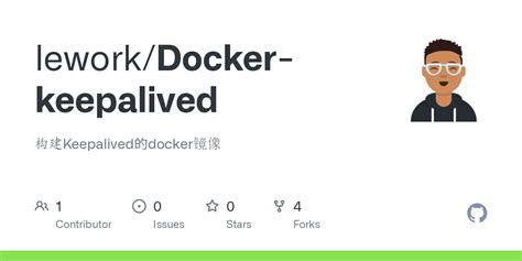 Github Leworkdocker Keepalived 构建keepalived的docker镜像