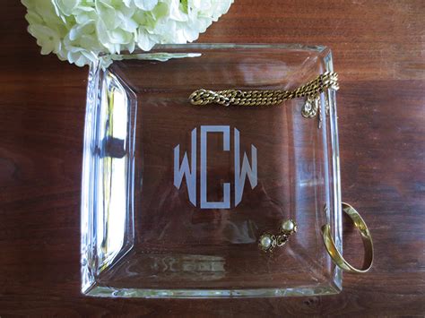 Personalized Crystal Platter Great T For Her The Crystal Shoppe