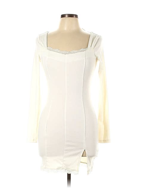 Unbranded White Cocktail Dress Size L 57 Off Thredup