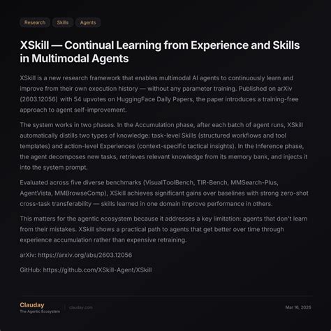 Xskill — Continual Learning From Experience And Skills In Multimodal