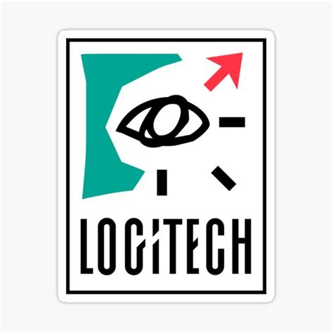 Logitech Retro Logo 1988 1997 Sticker For Sale By Retroheaven Redbubble