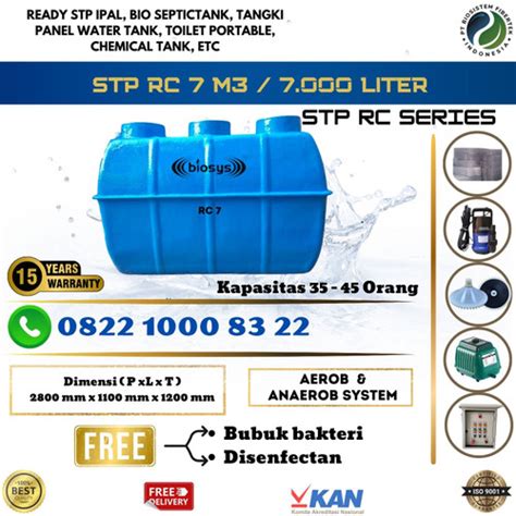 Jual Septic Tank Stp Rc Series 7 M3 7 000 Liter Sepiteng Biosys