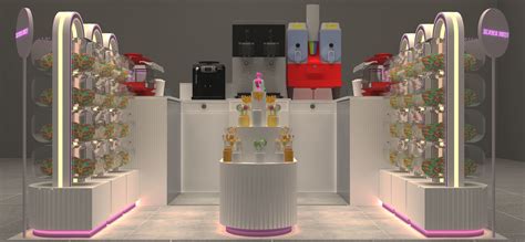 Candy Booth 3d Model Cgtrader