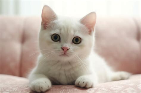 Premium Ai Image Cute Small Fluffy Kitten With Beautiful Eyes Is