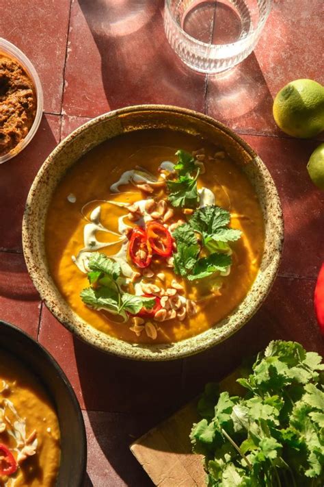 Low Fodmap Thai Pumpkin Soup Vegan Option George Eats