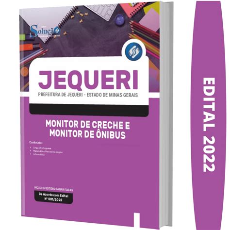 Apostila Jequeri Mg Monitor De Creche E Monitor De Ônibus Shopee Brasil