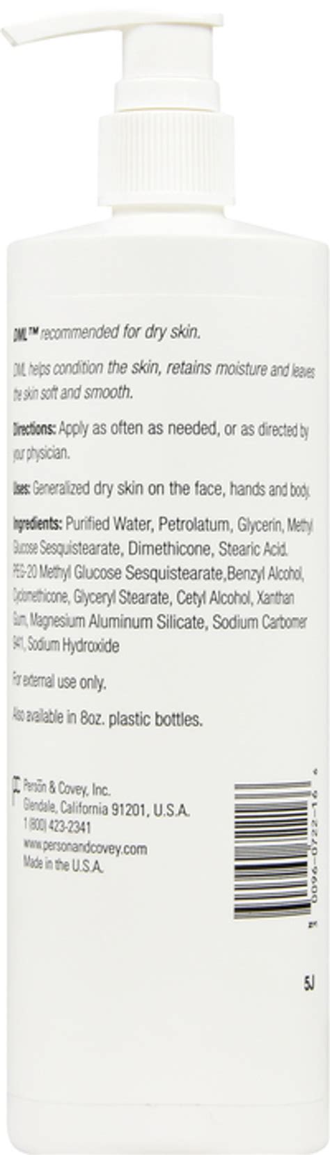 Dml Moisturizing Lotion 16 Oz