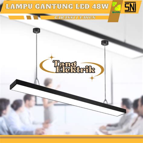 Jual Lampu Gantung Led Lampu Office Gantung Led W Lampu Plafon Led Office Hanging Lamp