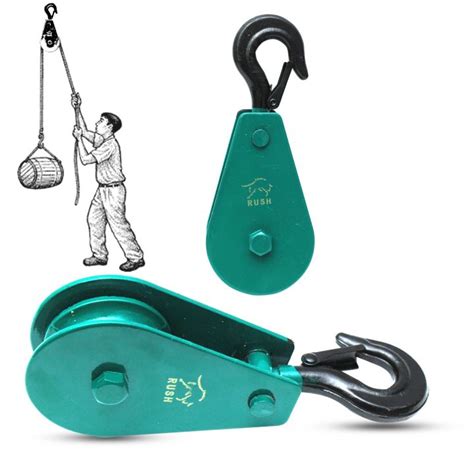 Akjak Katrol Kerekan Timba Kapasitas 400kg Katrol Kapal 2 Inci