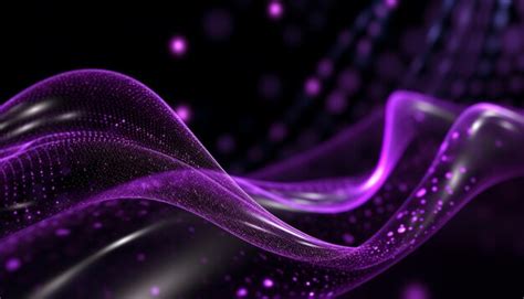 Abstract Wave Pattern In Vibrant Colors Digitally Generated Generated