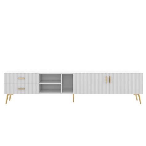 Sweiko Lowboard Für 75 Zoll Fernseher Tv Schrank Mit 2 Türen Und 2