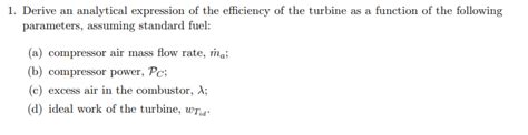 Derive An Analytical Expression Of The Efficiency Chegg