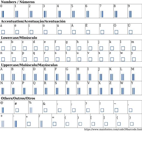 Code39 Barcode Free Font Download Maisfontes