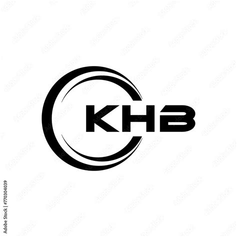 Khb Letter Logo Design In Illustration Vector Logo Calligraphy Designs For Logo Poster