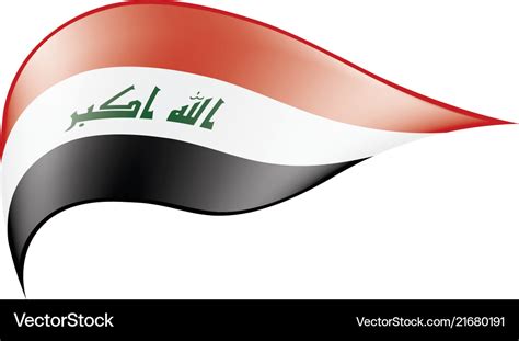 Iraqi Flag Royalty Free Vector Image Vectorstock