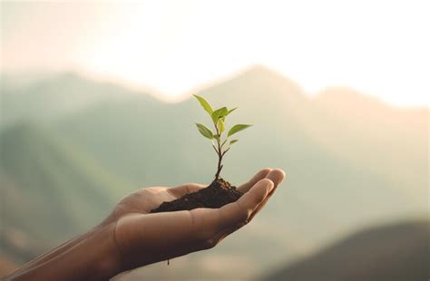Premium Ai Image Growing A Greener Future Small Tree Big Impact For