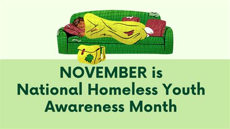 Homeless Youth Awareness Month