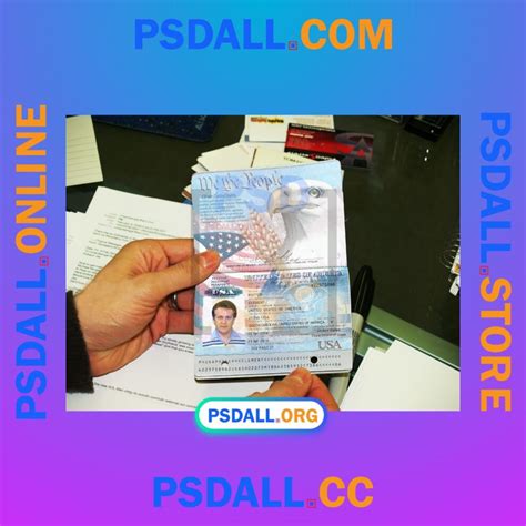 USA Passport In Hand PSD Template Psdall Org