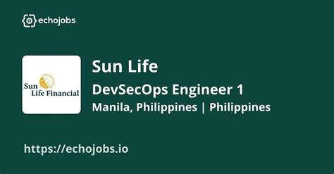 Sun Life Is Hiring Devsecops Engineer 1 Manila Philippines