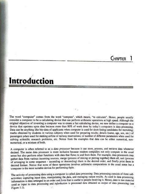 Computer Fundamentals By Sinha And Sinha Ch 1 And 2 Pdf Integrated