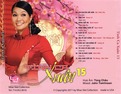 Chia Sẻ âm Nhạc Nhạc Việt Cd Tình Ca Xuân 15 Nrg