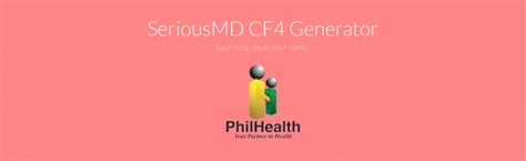 Philhealth Cf4 Form Generator Seriousmd Blog